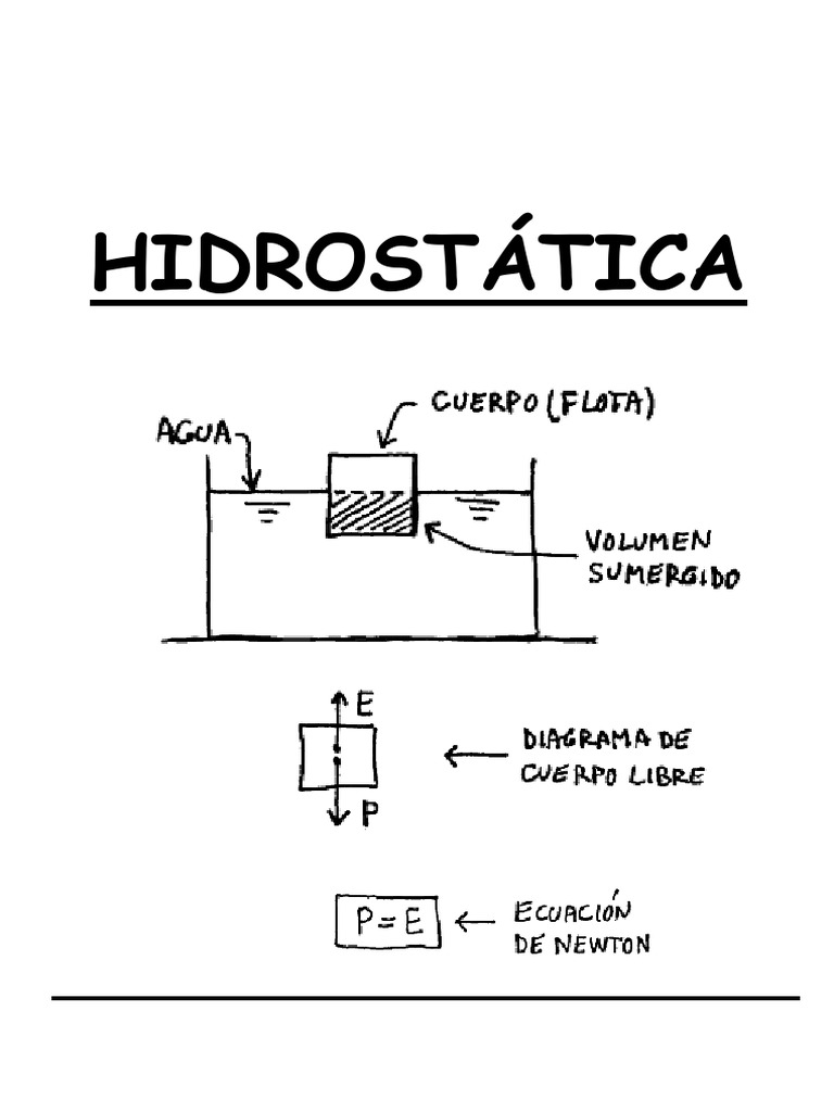 Hidrostatica Guia de Teoria | PDF | Presión | Peso