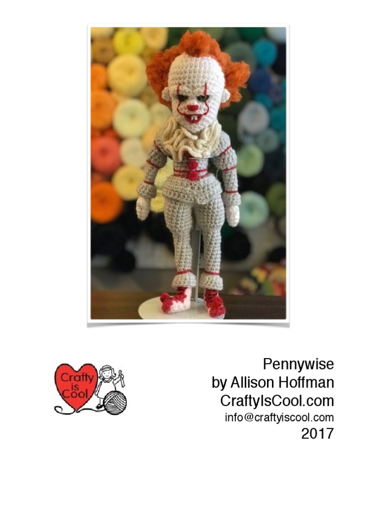 Clown Pennywise | PDF | Crochet | Yarn