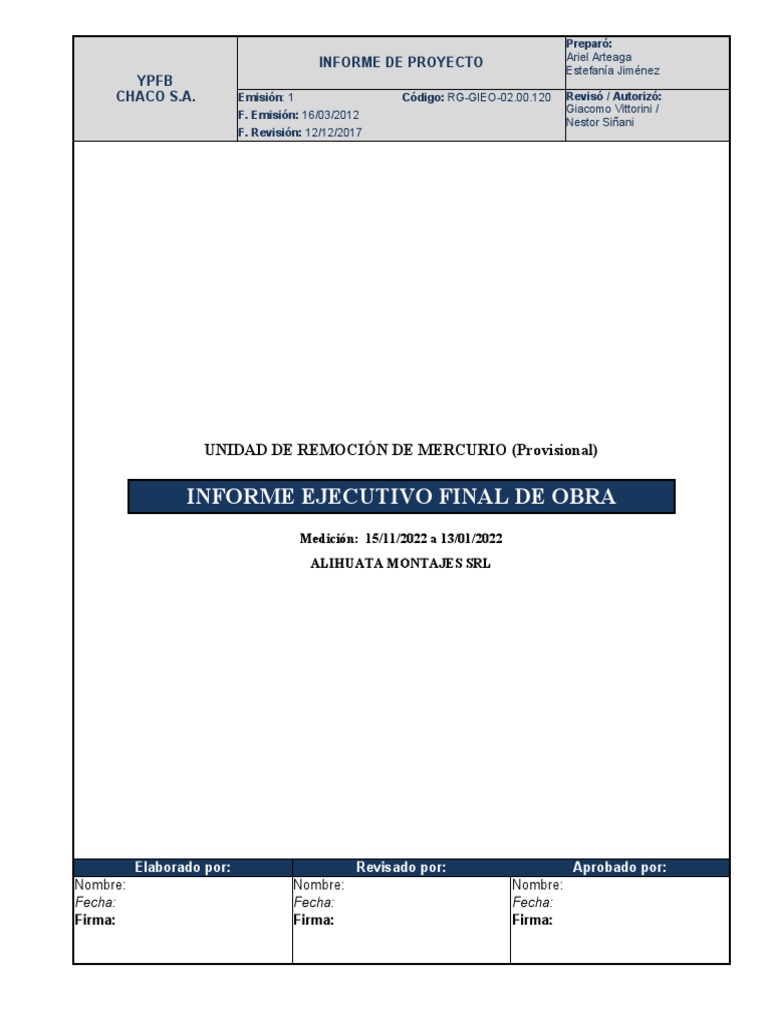 Informe Final URM-LVT | PDF | Naturaleza | Materiales