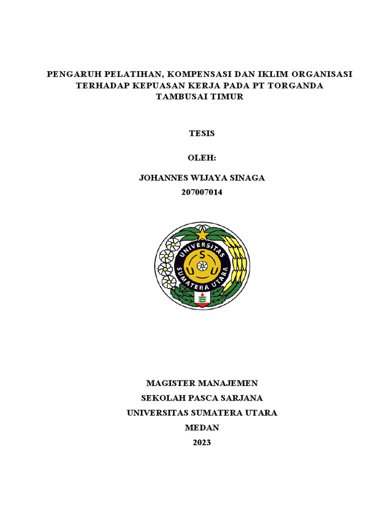 Pengaruh Pelatihan dan Kompensasi di Torganda | PDF