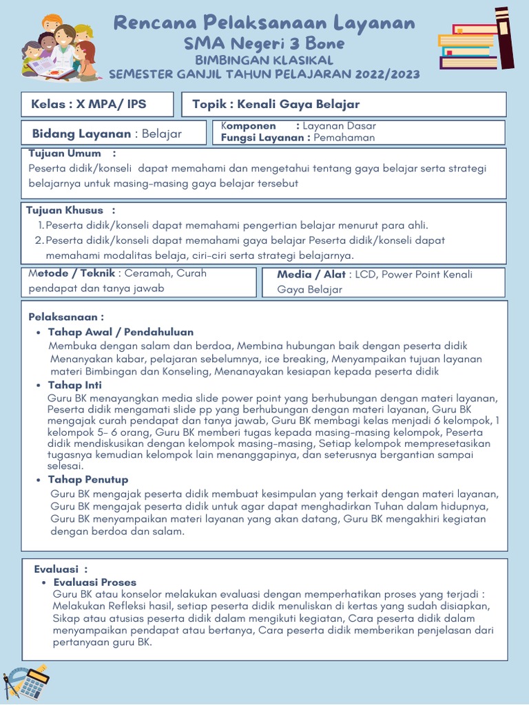 RPL Gaya Belajar PDF | PDF