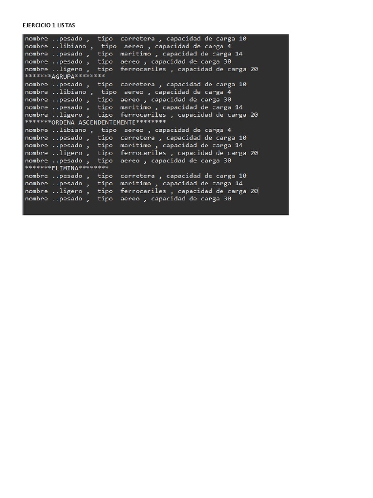 Codigos Lista - Multilistas | PDF
