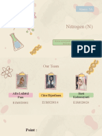 Unsur Nitrogen dalam Kimia dan Fungsinya | PDF