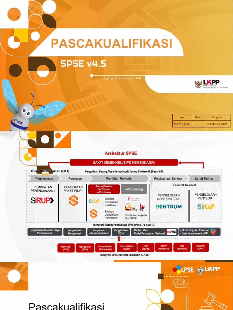 Pascakualifikasi SPSE v4.5 - Compressed | PDF