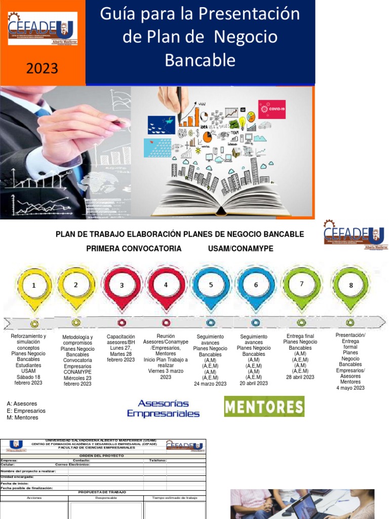 Guia Plan Negocios Bancable 2023 1 | PDF | Marketing | Modelo de negocio