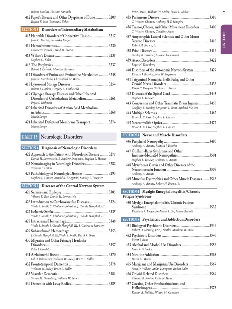 Harrison 2022 Mobile Edition - 1 | PDF | Neurology | Neurological Disorders