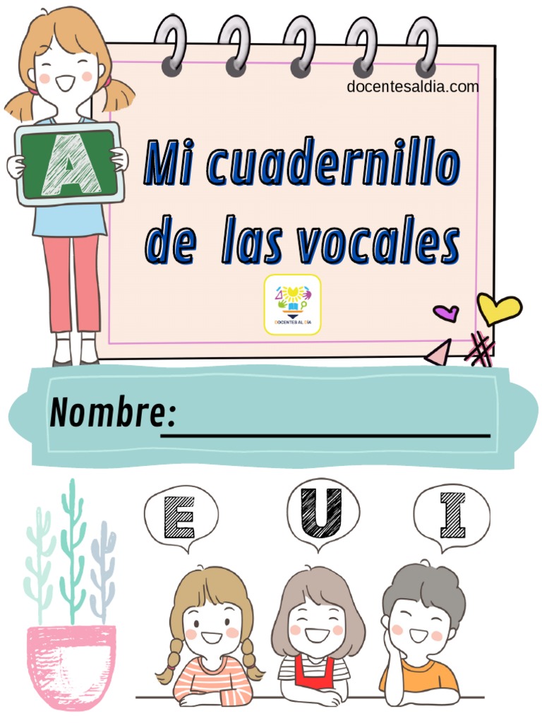 Mi Cuadernillo de Las Vocales | PDF | Ortografía | Escritura latina