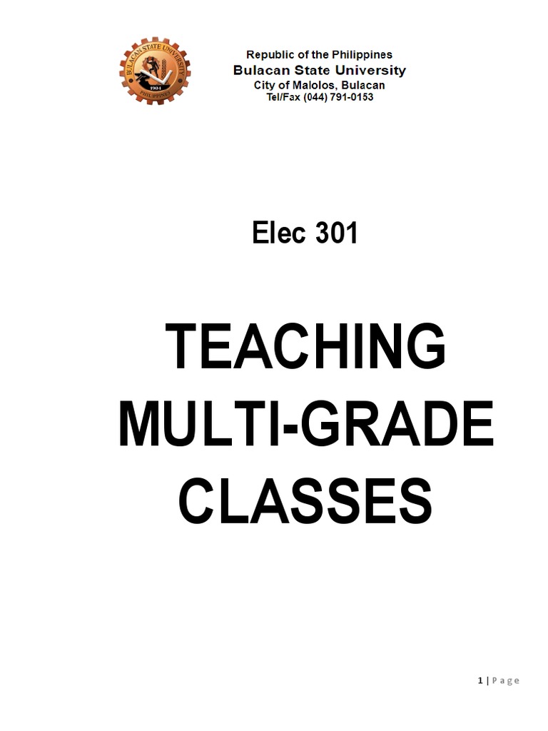 Elec 301, Unit 2 - Lesson 1 | PDF | Teachers | Curriculum