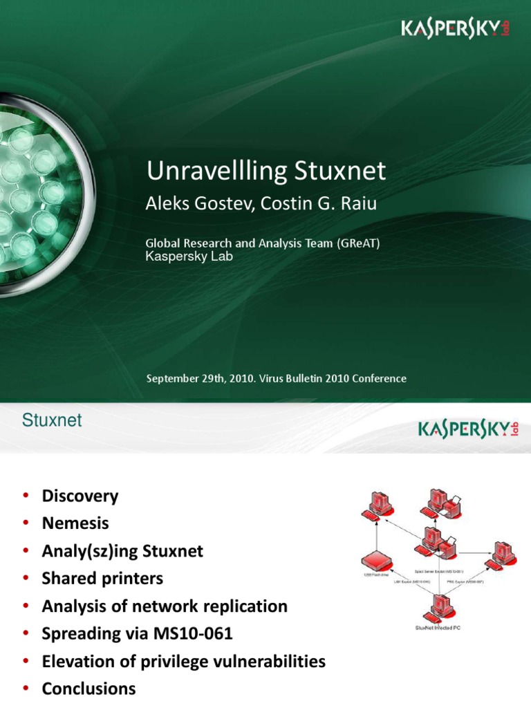 Stuxnet VB2010 | PDF | Software Engineering | Security