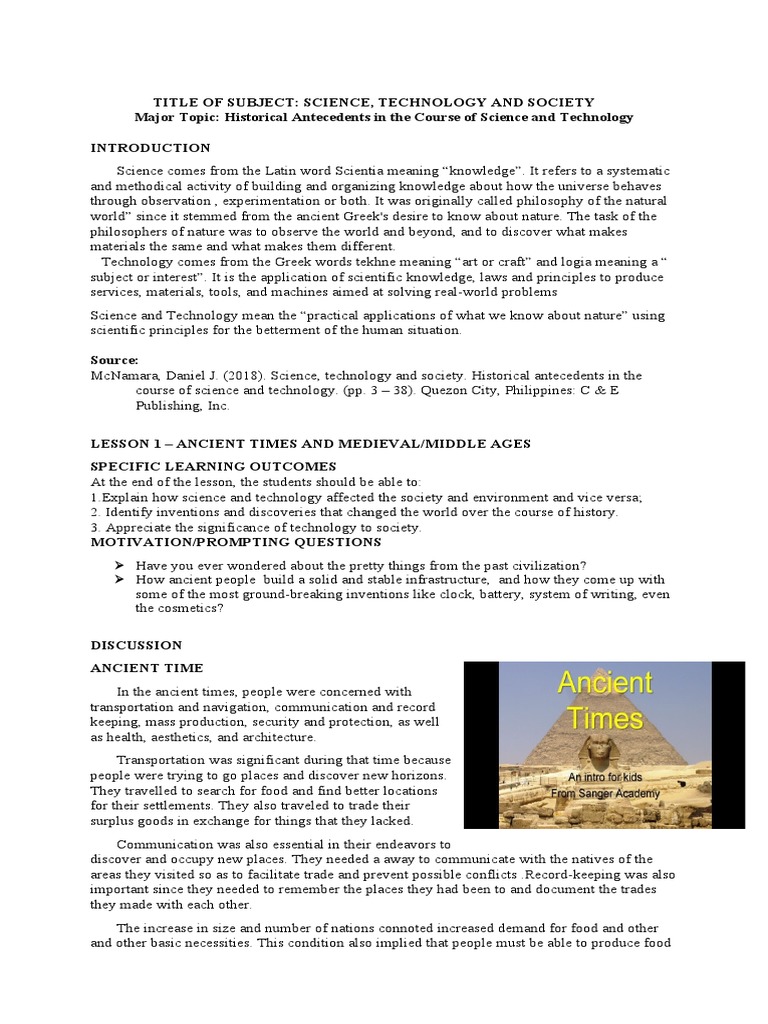 GE 7 Lec | PDF | Science | Gunpowder