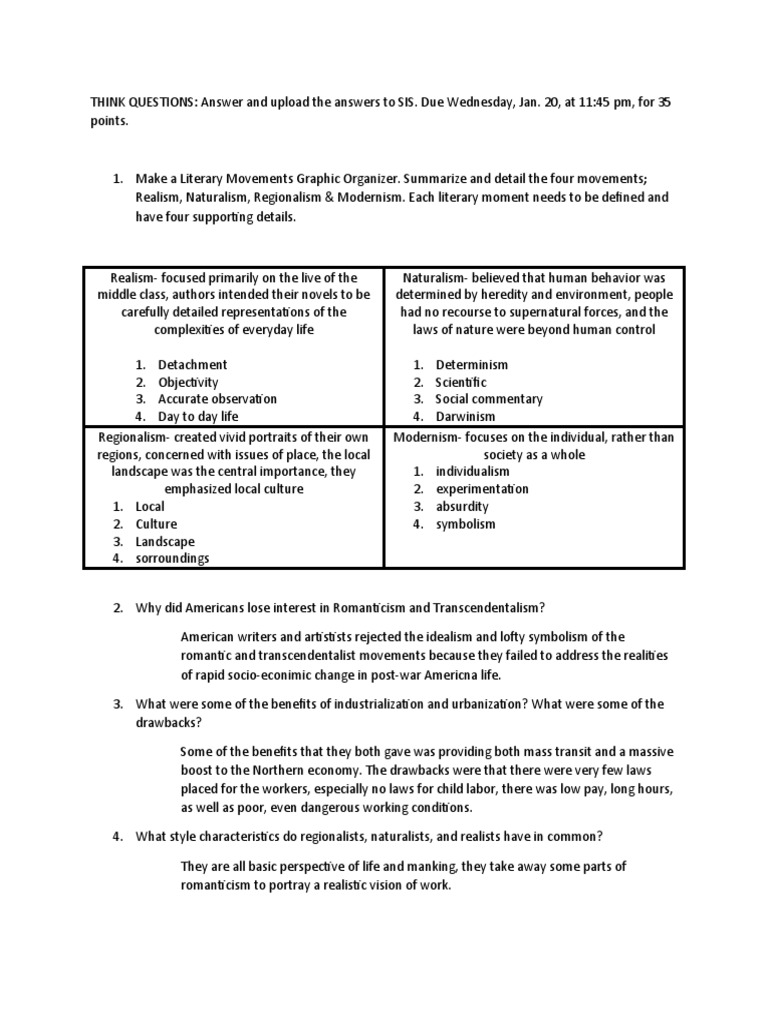 Think Questions (Realism, Etc.) | PDF | Realism (Arts) | Philosophical ...