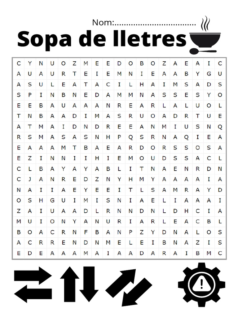 Sopa de Lletres | PDF