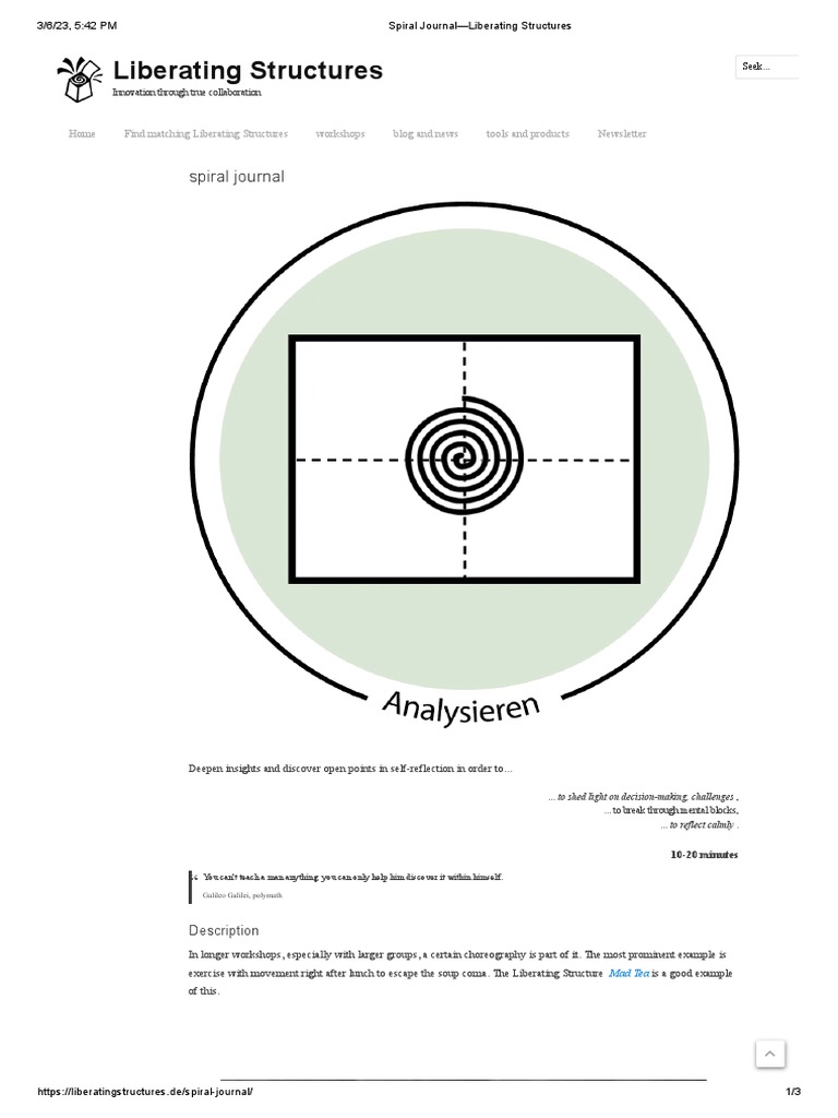 Reflect Deeply and Sharpen Insights with Spiral Journal | PDF