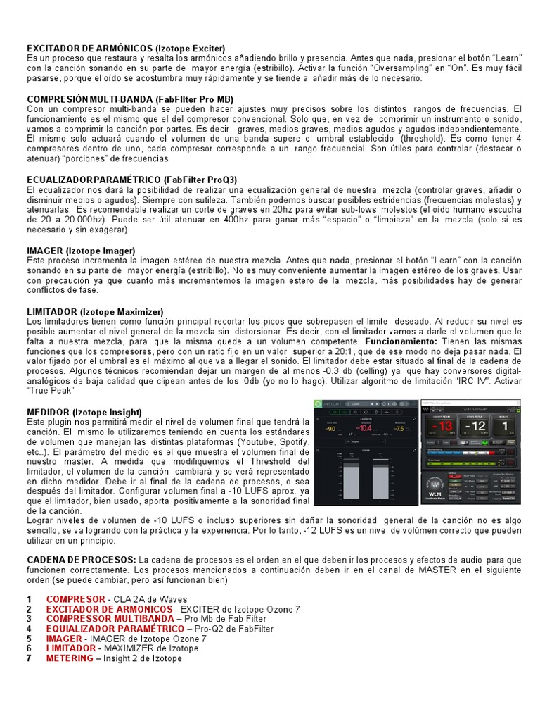 Mastering | PDF | Sonido | Electrónica Mastering | PDF | Sonido | Electrónica