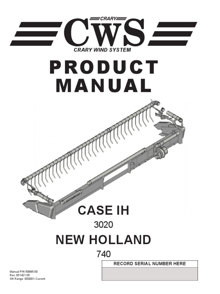 Product Manual Case IH 3020 Crary Wind System E00001 Current 1663611866 ...