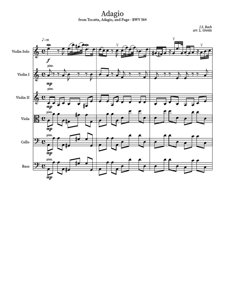 IMSLP839538-PMLP153088-Bach BWV 564 Adagio - Score | PDF | Classical ...