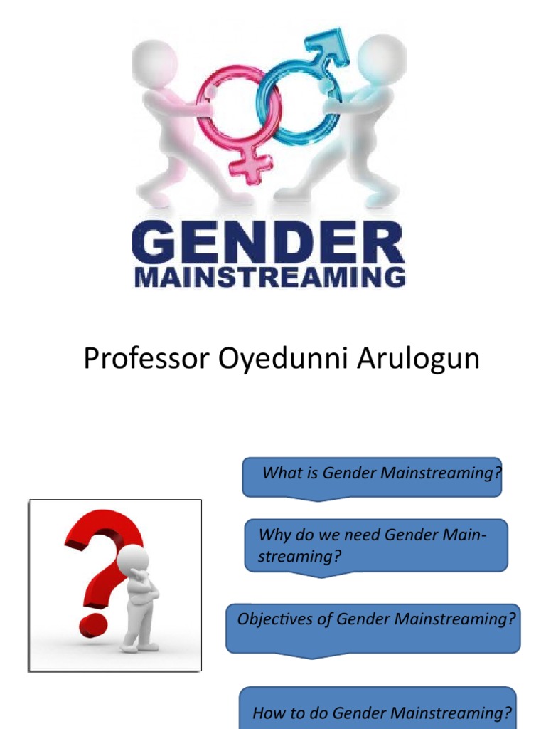 Understanding Gender Mainstreaming Strategies | PDF | Gender ...
