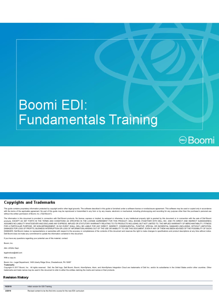 EDI Fundamentals Feb2019 PDF | PDF | Electronic Data Interchange | License