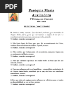 Preces Da Comunidade | PDF