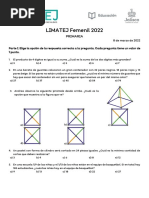 Torneo LIMATEJ 2024: Examen Secundaria | PDF