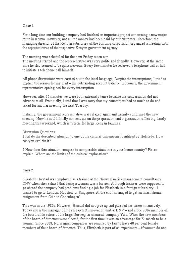 Case Study 1 | PDF | Business