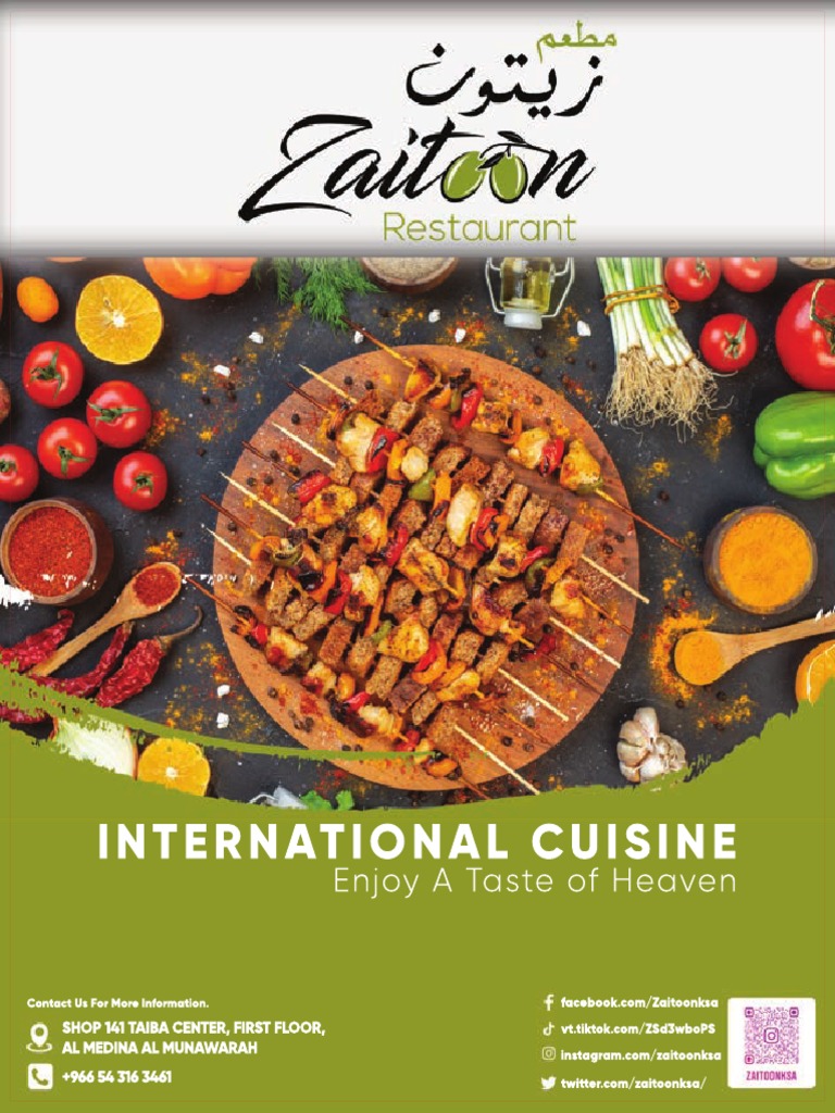 Zaitoon Restaurant Madinah | PDF