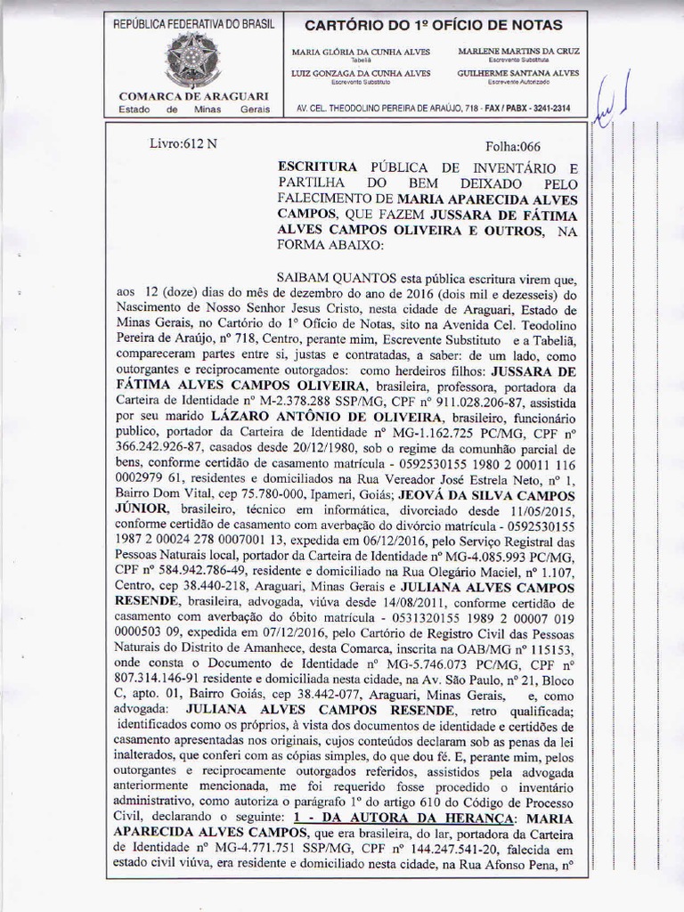 Inventario Maria | PDF