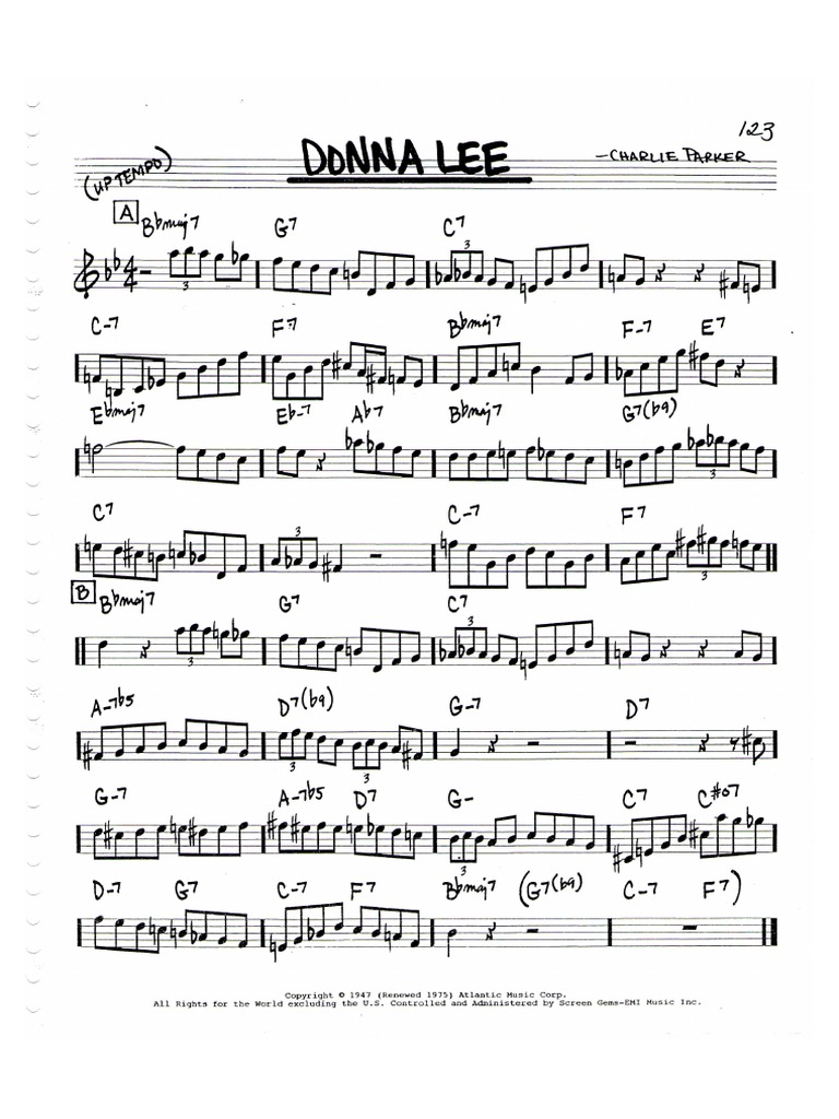 Donna Lee BB PDF | PDF