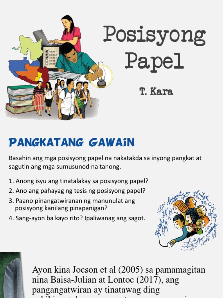 Q2 Lec-6 POSISYONG-PAPEL | PDF