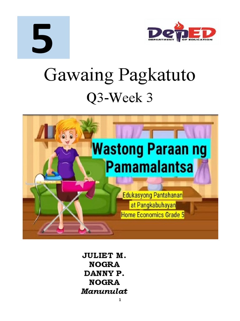 GAWAING PAGKATUTO Sa EPP 5 - Q3 - WEEK 3 | PDF