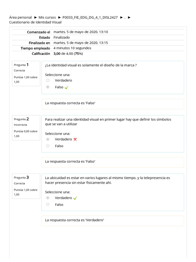 Cuestionario de Identidad Visual PDF | PDF