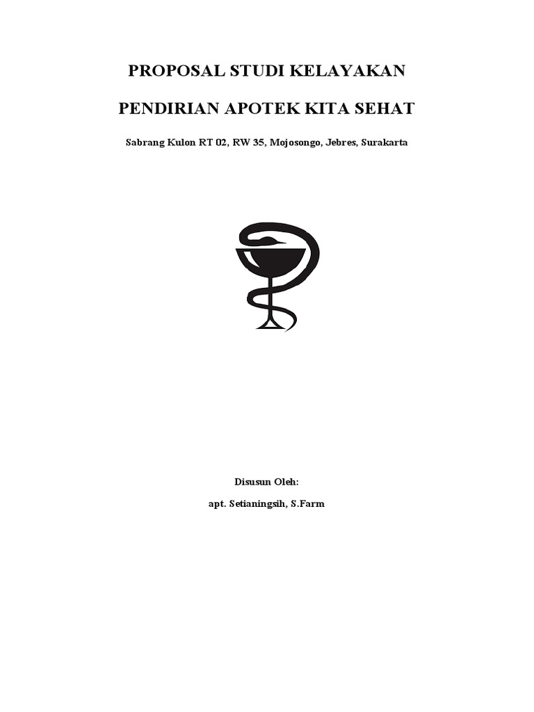 Proposal Studi Kelayakan | PDF | Pengembangan Diri