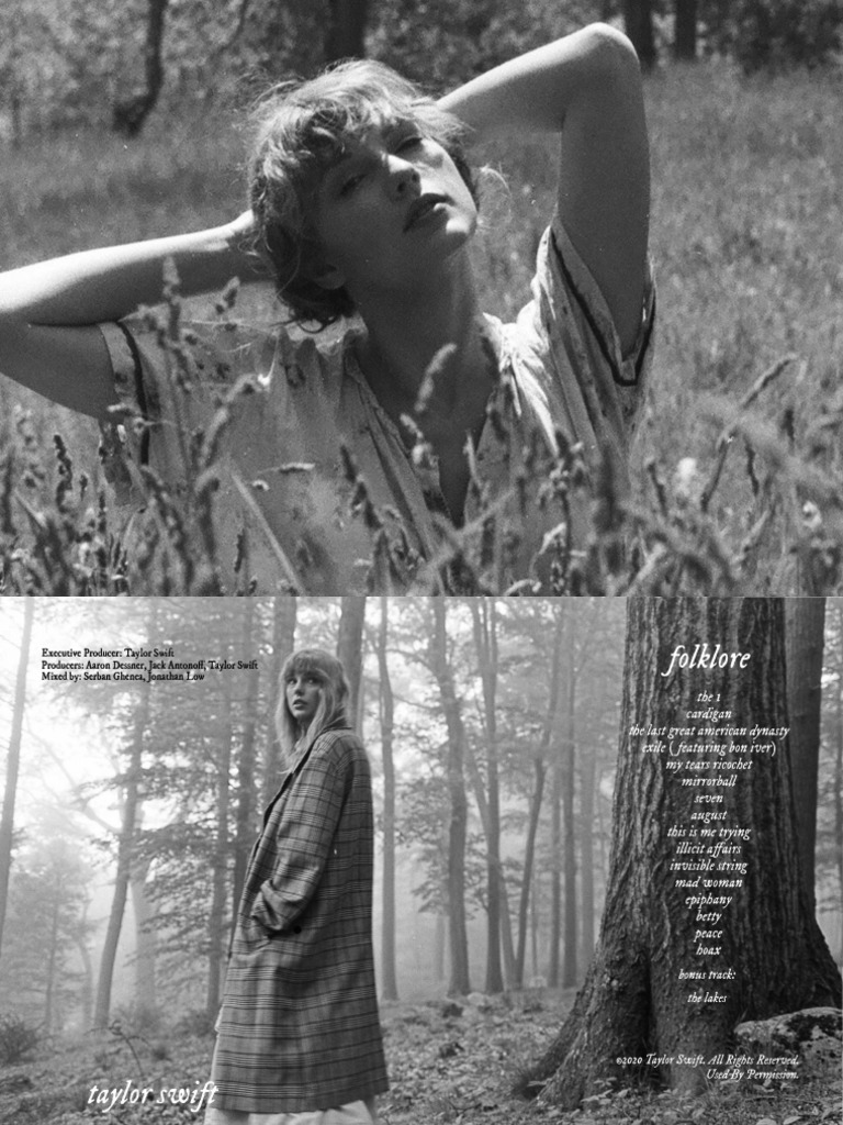 Taylor Swift - Folklore (My Edition From Fearless) - Digital Booklet | PDF
