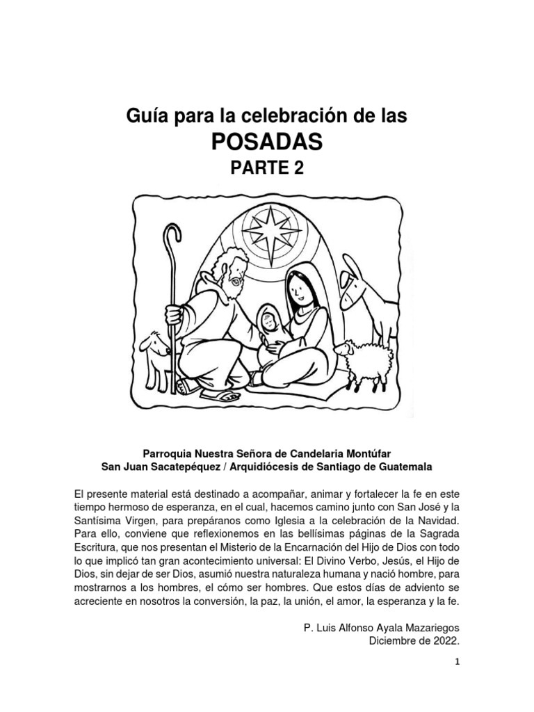 Posadas 2 | PDF | María, madre de Jesús | Jesús