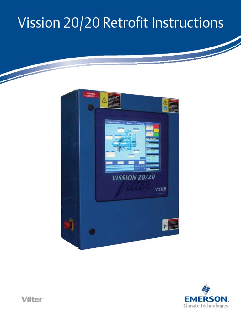 Vilter Vission 2020 Retrofit en Us 5411094 PDF | PDF | Electric Motor | Relay