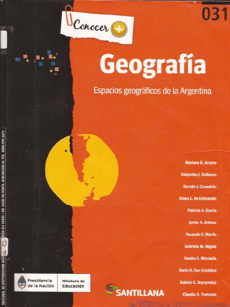 Geografia Espacios Geograficos de Argentina | PDF