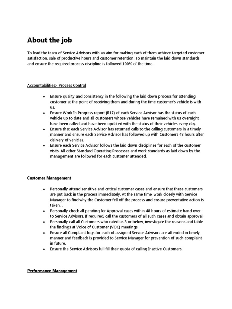 Reception Supervisor Job Overview | PDF | Employee Retention | Business