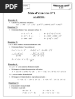 Exercices d'équations 1AC corrigés | PDF