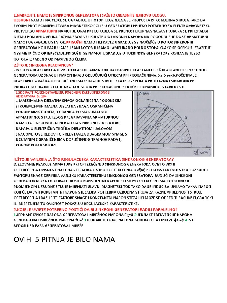 Brodska Elektrika 3 Kolokvi PDF | PDF