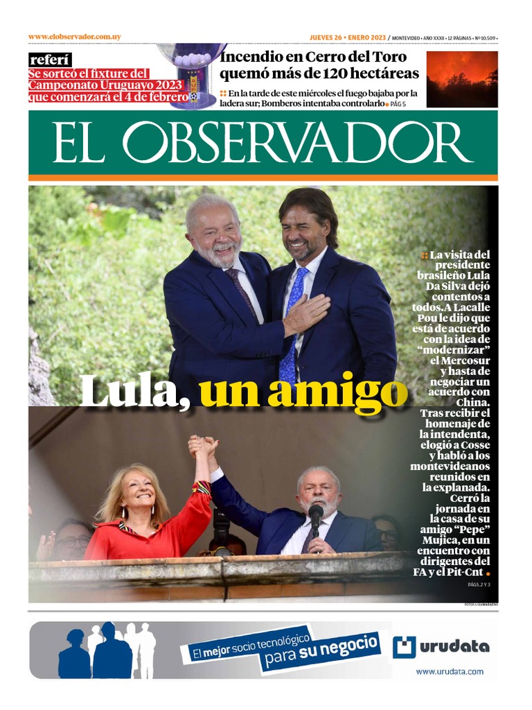 el-observador (2) (6).pdf | PDF | Uruguay | Luiz Inácio Lula Da Silva