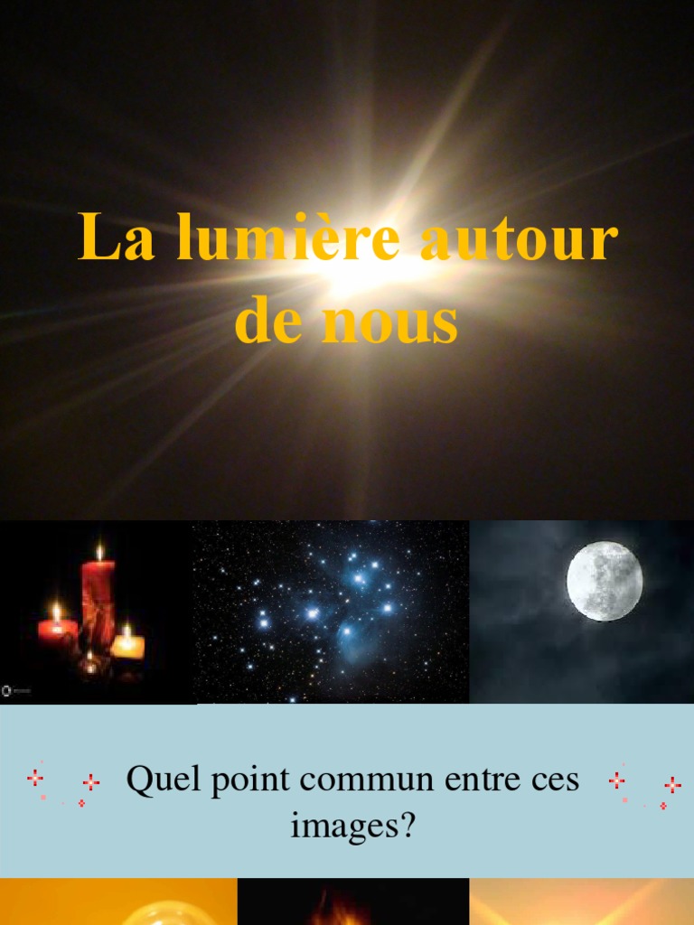 La lumière et son rôle vital | PDF | Lumière | Terre