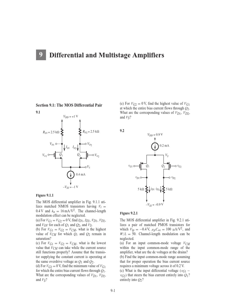 sedra8e_solvedproblems_ch09-2.pdf | PDF | Amplifier | Mosfet