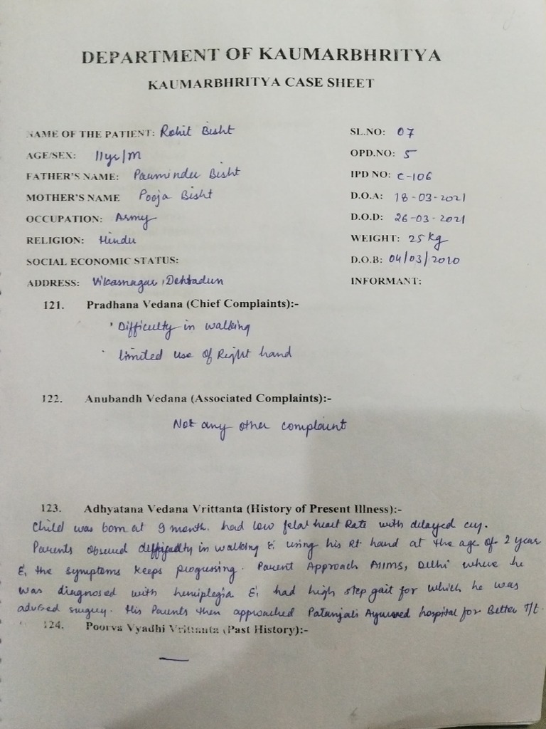 Pedia Cases 7-10 | PDF