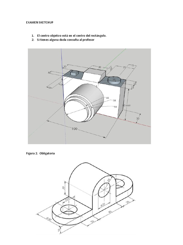 Examen final sketchup.pdf | PDF