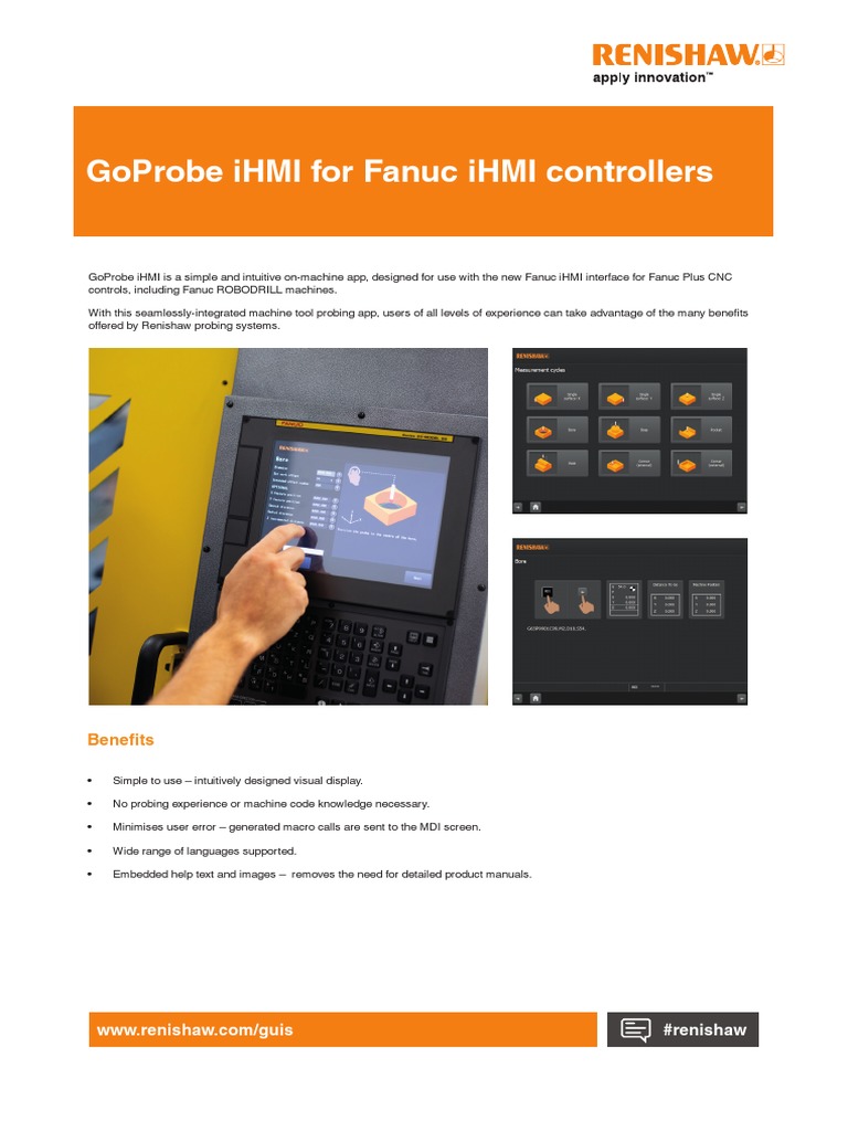 H-4012-8501-03-A Data Sheet GoProbe iHMI For Fanuc iHMI Controllers en | PDF | Application ...