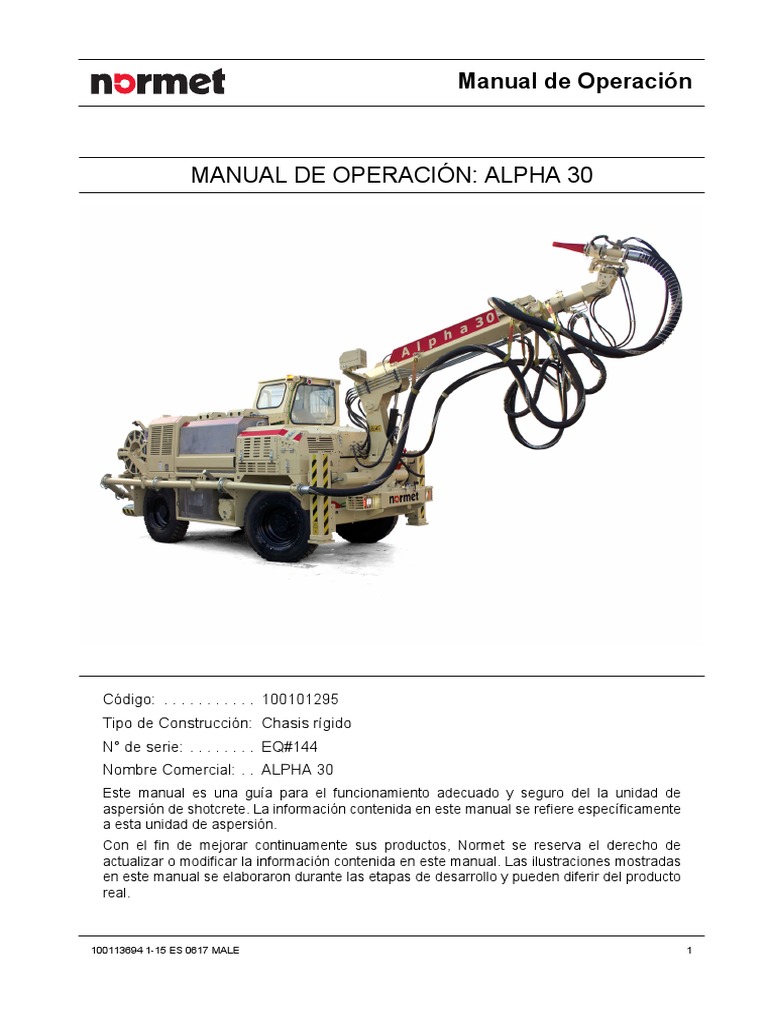 ALPHA 30 EQ#153 100113694 Manual Uso - ES.pdf | PDF | Bomba | Ciencias ...