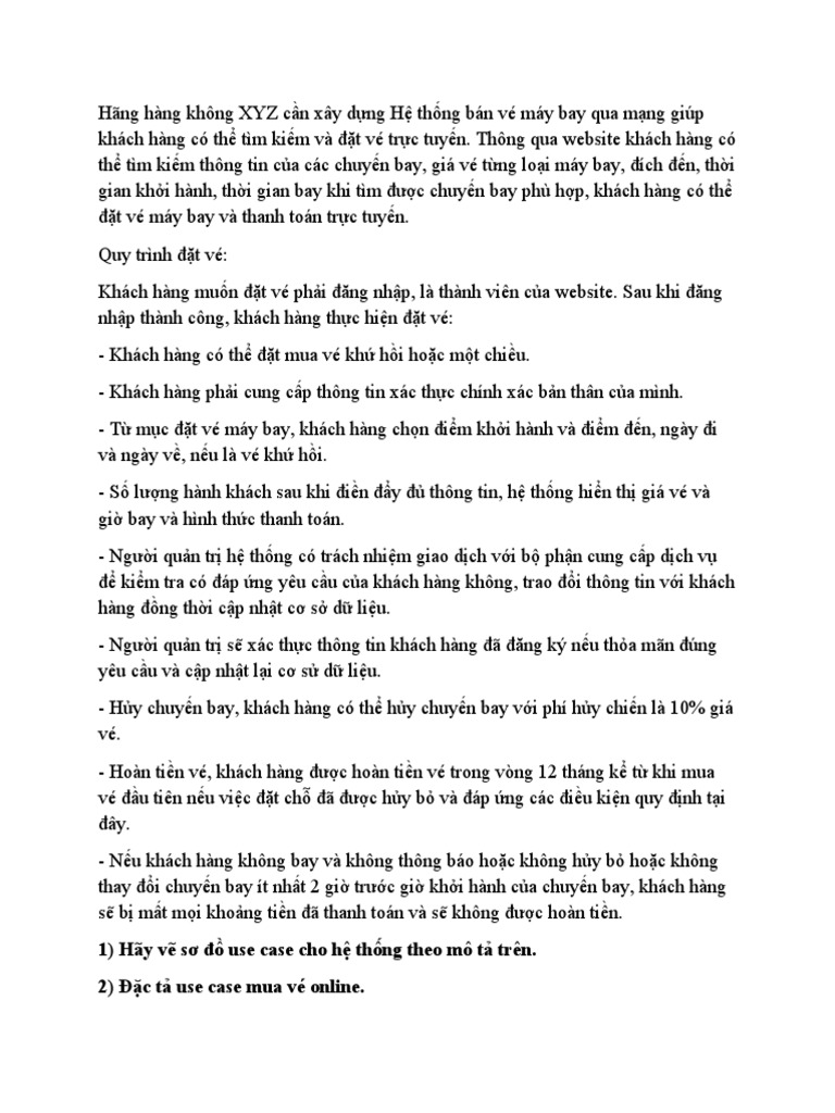 Đề ôn PTTKHT | PDF