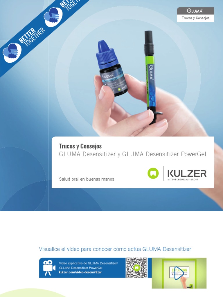 GLUMA Desensitizer Trucos Consejos ES | PDF | Materiales