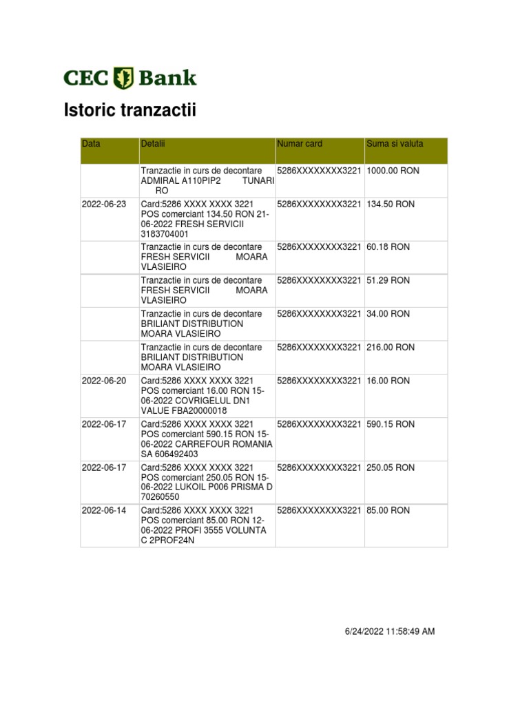 AccountData CardTransactions List 192880 24-59-2022 11 59 05 PDF | PDF