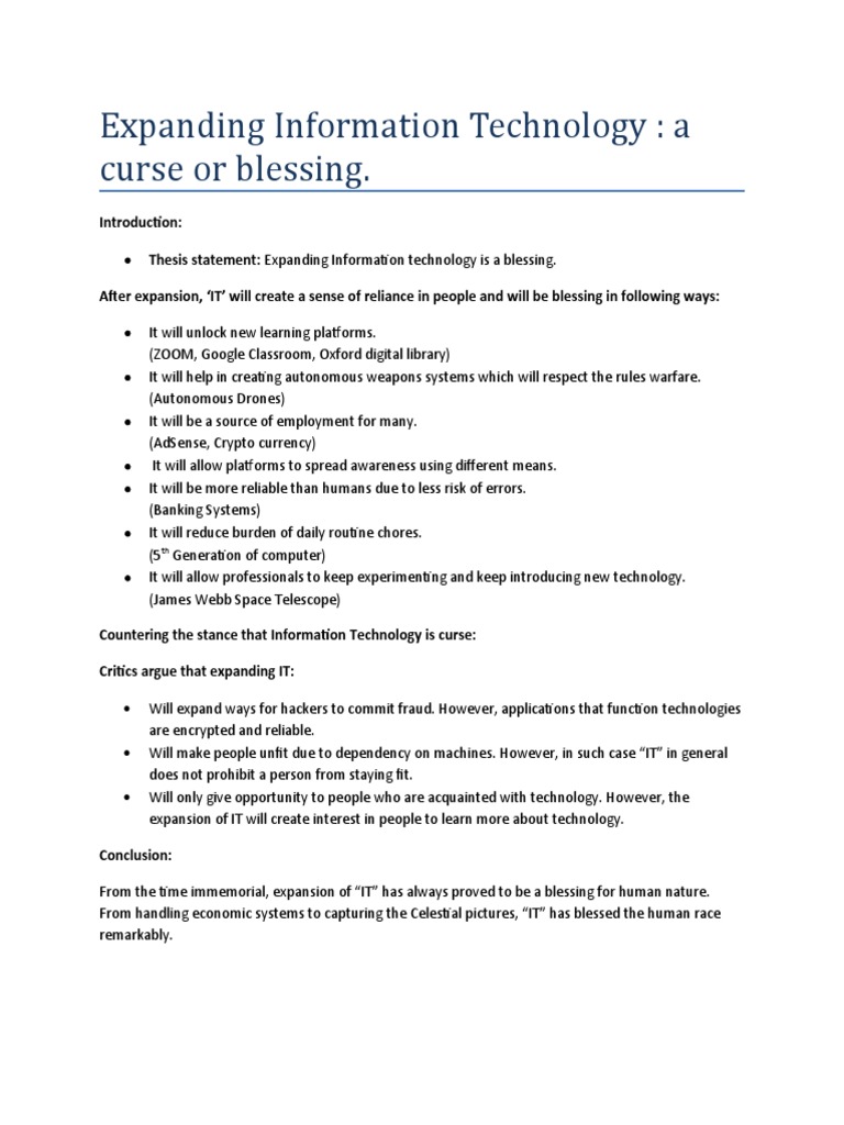 Expanding Information Technology | PDF | Information Technology ...